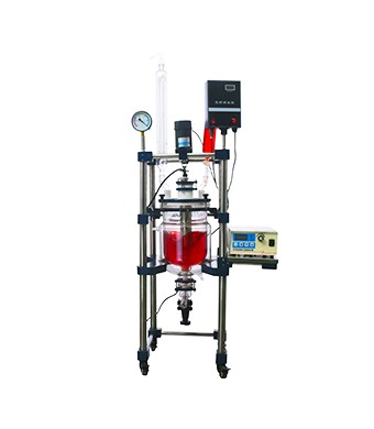 20L Glass Reactor -20 Liter Single/Double Jacketed Reactors -WKIE Lab