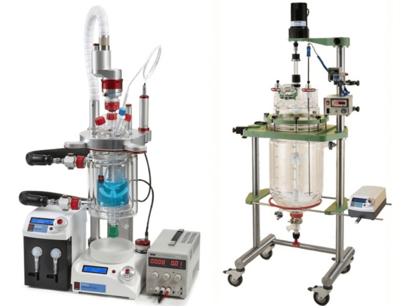 Glass Reactor-Double/Single 50L Jacketed Glass Reactors- WKIE Lab