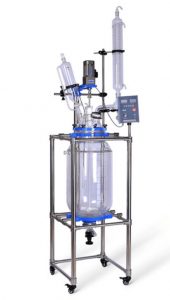 Glass Reactor-Double/Single 50L Jacketed Glass Reactors- WKIE Lab