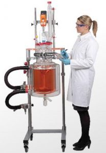 Double Layer Glass Reactor -Double Jacketed Glass Reactors -WKIE Lab